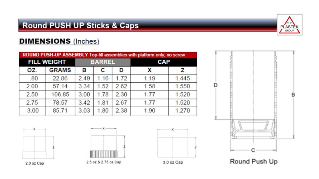 Push-Up Tubes | The Plastek Group